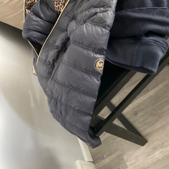 MICHAEL Michael Kors | Jackets & Coats | Michael Kors Navy Hooded ...